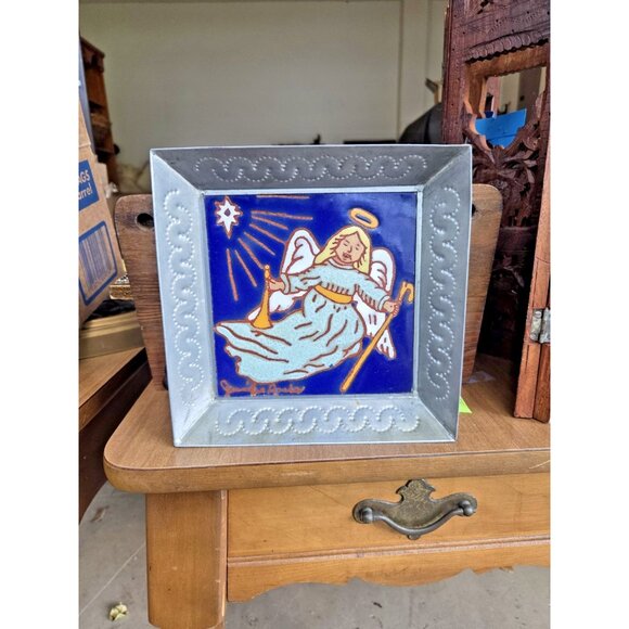 Jennifer Rocha | Art | Jennifer Rocha Mexican Folk Art Angel Tin Frame ...